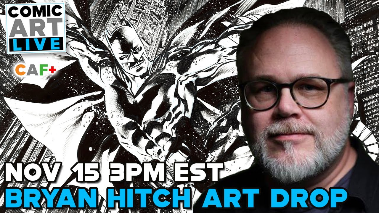 Comic Art LIVE 12 | Bryan Hitch Talk & Art Sale - YouTube
