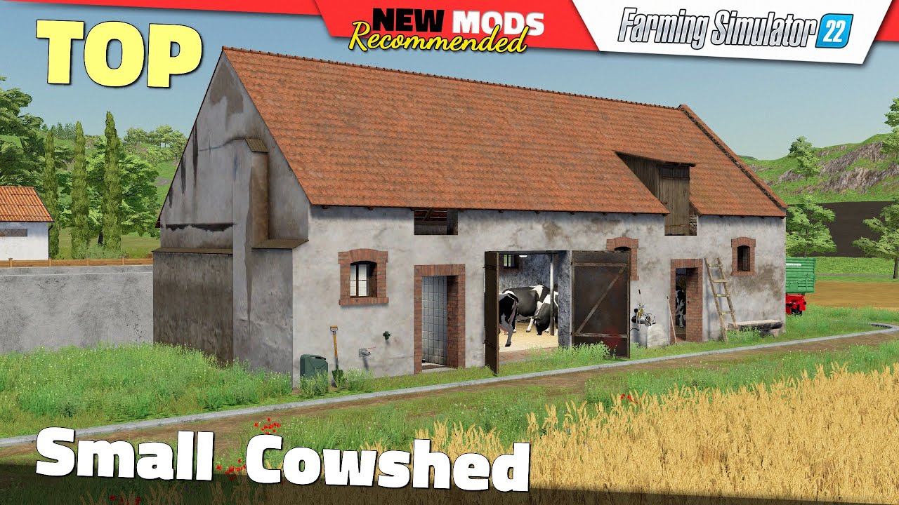 FS22 | Small Cowshed - Farming Simulator 22 (2K 60Hz) - YouTube