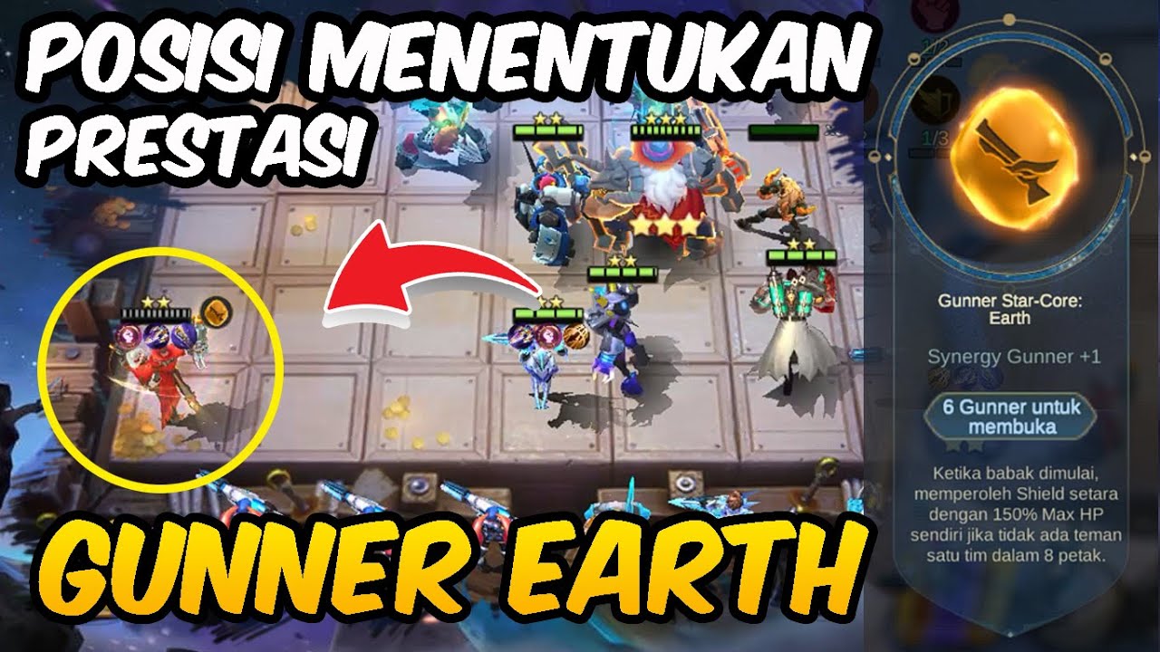 CARA POSITIONING STAR CORE GUNNER EARTH YANG BENAR BIAR DAPAT 150% ...