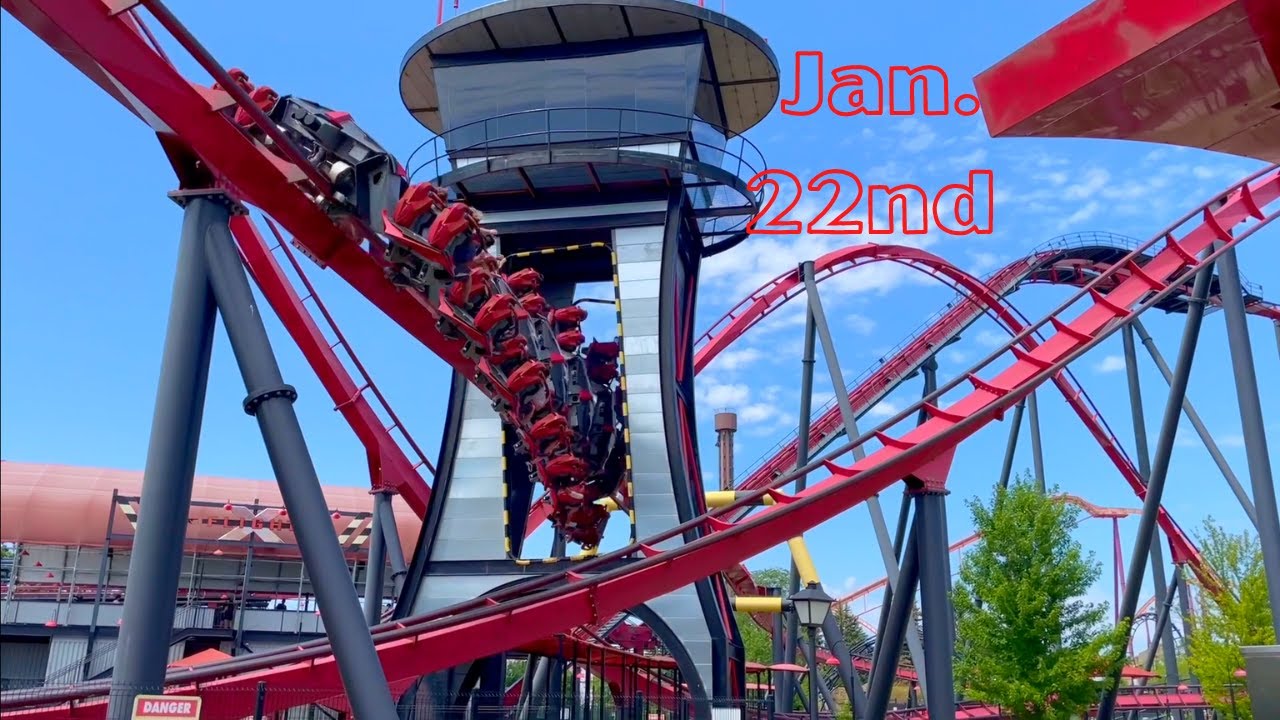 X-FLIGHT - Six Flags Great America - Jan. 22nd - YouTube