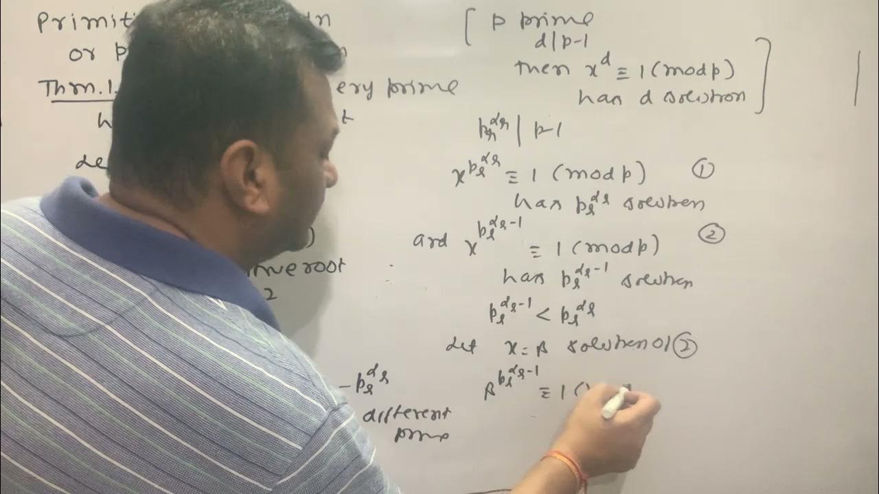 Primitive Roots | Prove every prime number has primitive root | Lecture- 8 - YouTube