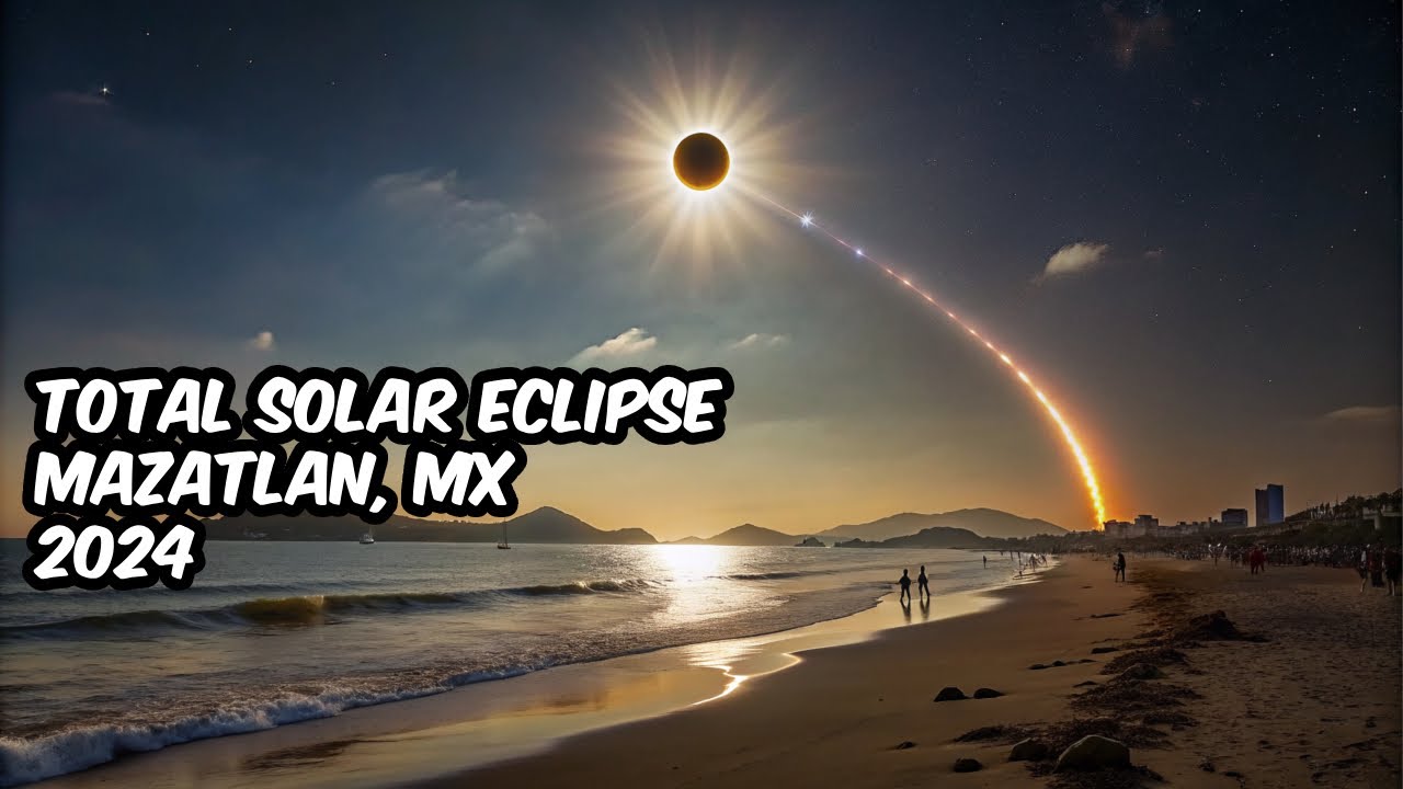 Total Solar Eclipse Mazatlan Mexico 2024 - YouTube
