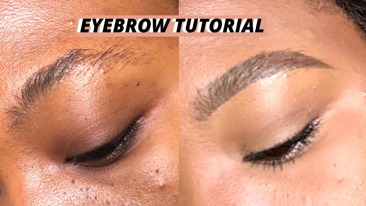 EASY EYEBROW TUTORIAL NATURAL LOOK | EASY NATURAL EYEBROW TUTORIAL FOR ...