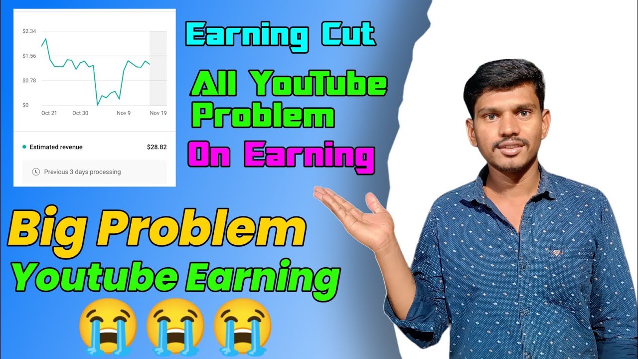 😭Big Problem Youtube Earning Cut Problem| YouTube Earning ಕಟ್ ಮಾಡಿಕೊಂಡಿದ್ದಾರೆ - YouTube