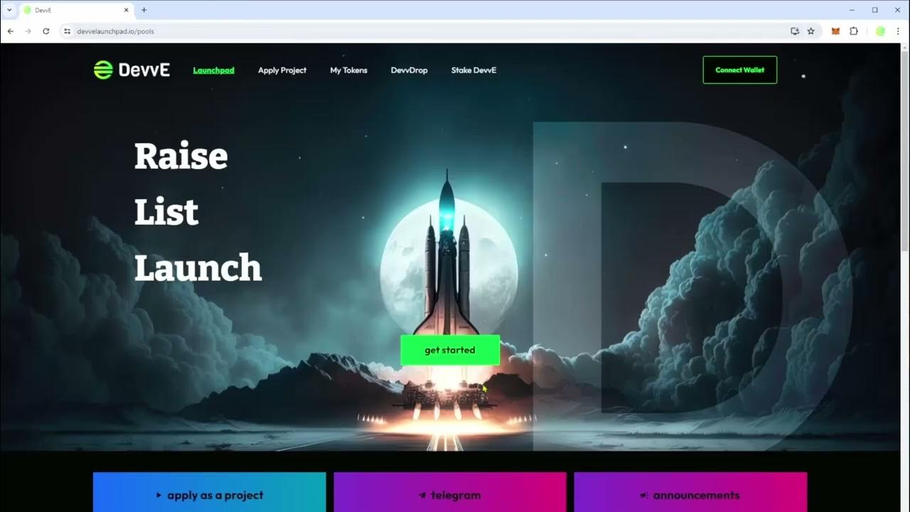 How to stake on the DevvE Launchpad #tutorial #crypto - YouTube