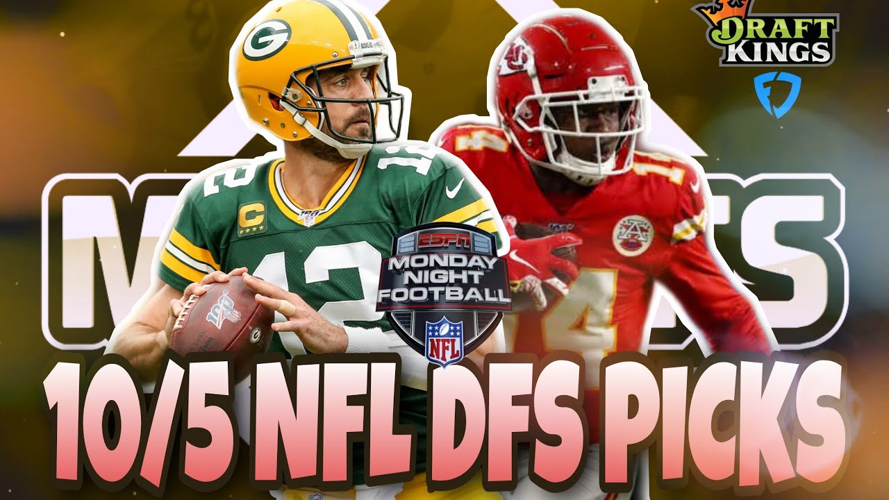 NFL WEEK 4 Monday Night Primetime Draftkings Picks, FanDuel Picks- 10/5 ...