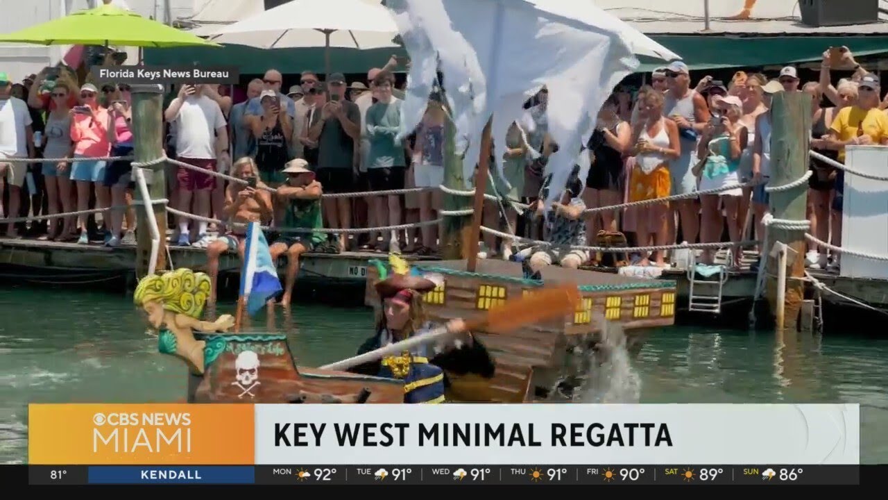 Key West holds annual regatta - YouTube