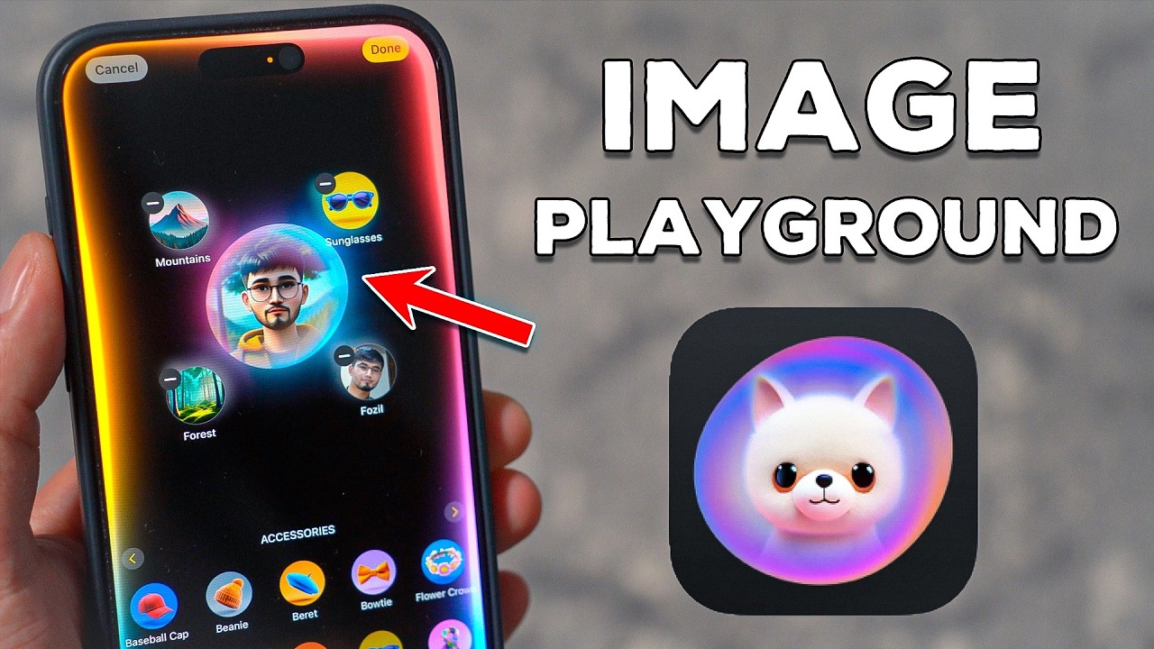 iOS 18.2 - IMAGE PLAYGROUND App Review and Test (EARLY ACCESS) - YouTube
