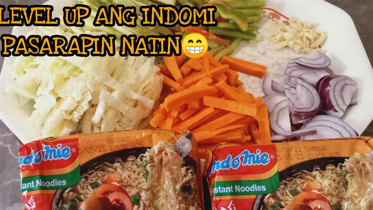 INDOMI WITH VEGETABLES SOLVE NA FOR LUNCH - YouTube