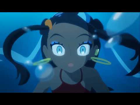 Nessa Diving/Swimming With Milotic!! (Pokemon Twilight wings)