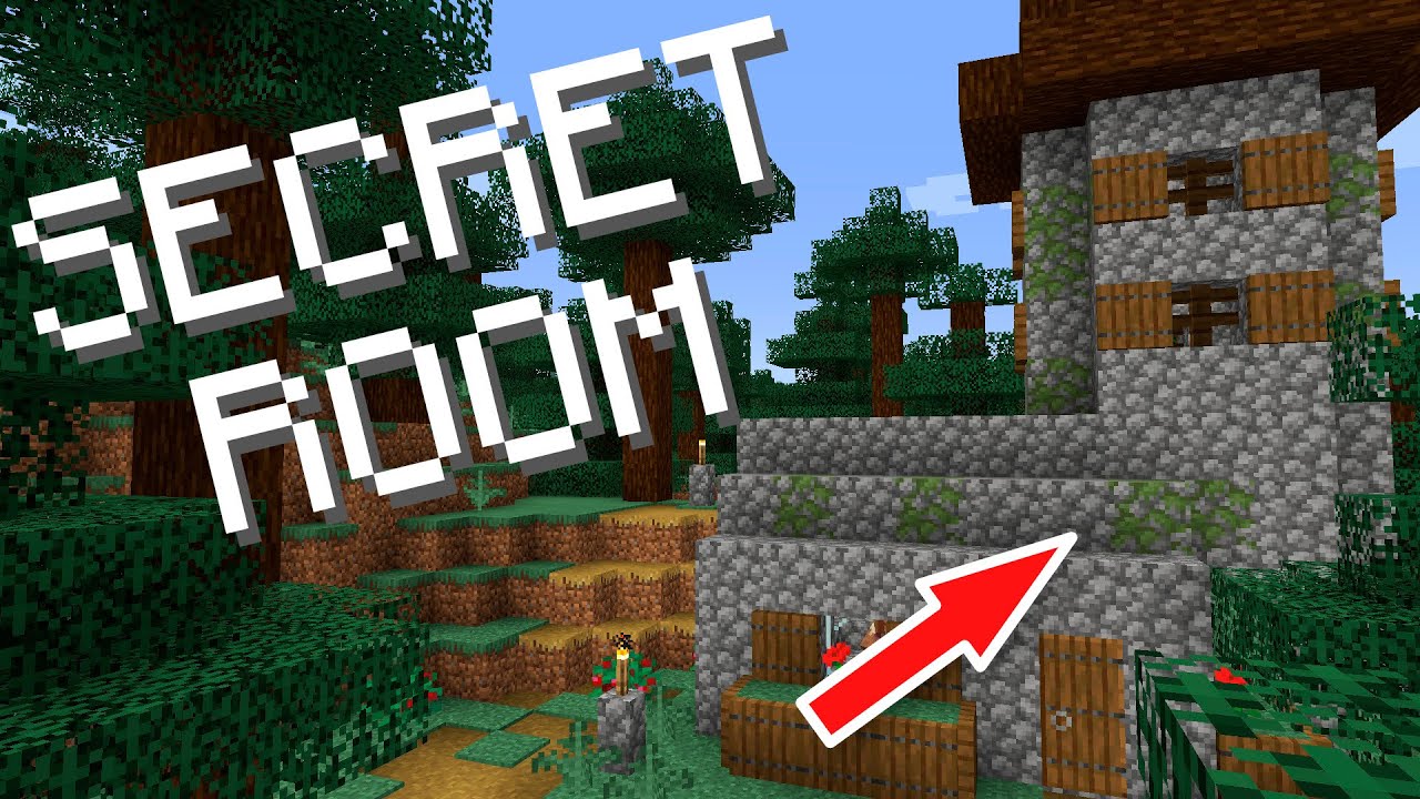Minecraft NEW secret room in TAIGA CLERIC HOUSE! - YouTube