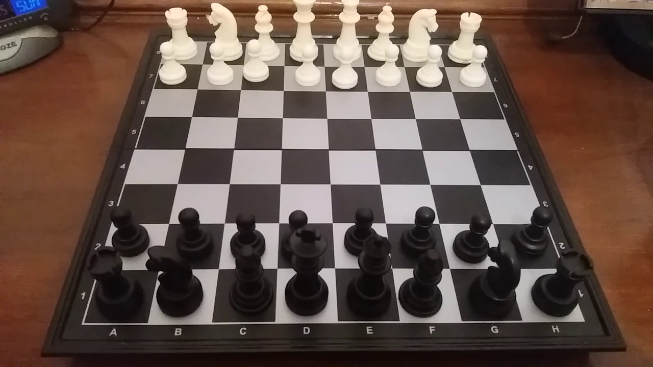 Cel mai rapid sah-mat (din doua mutari) - YouTube