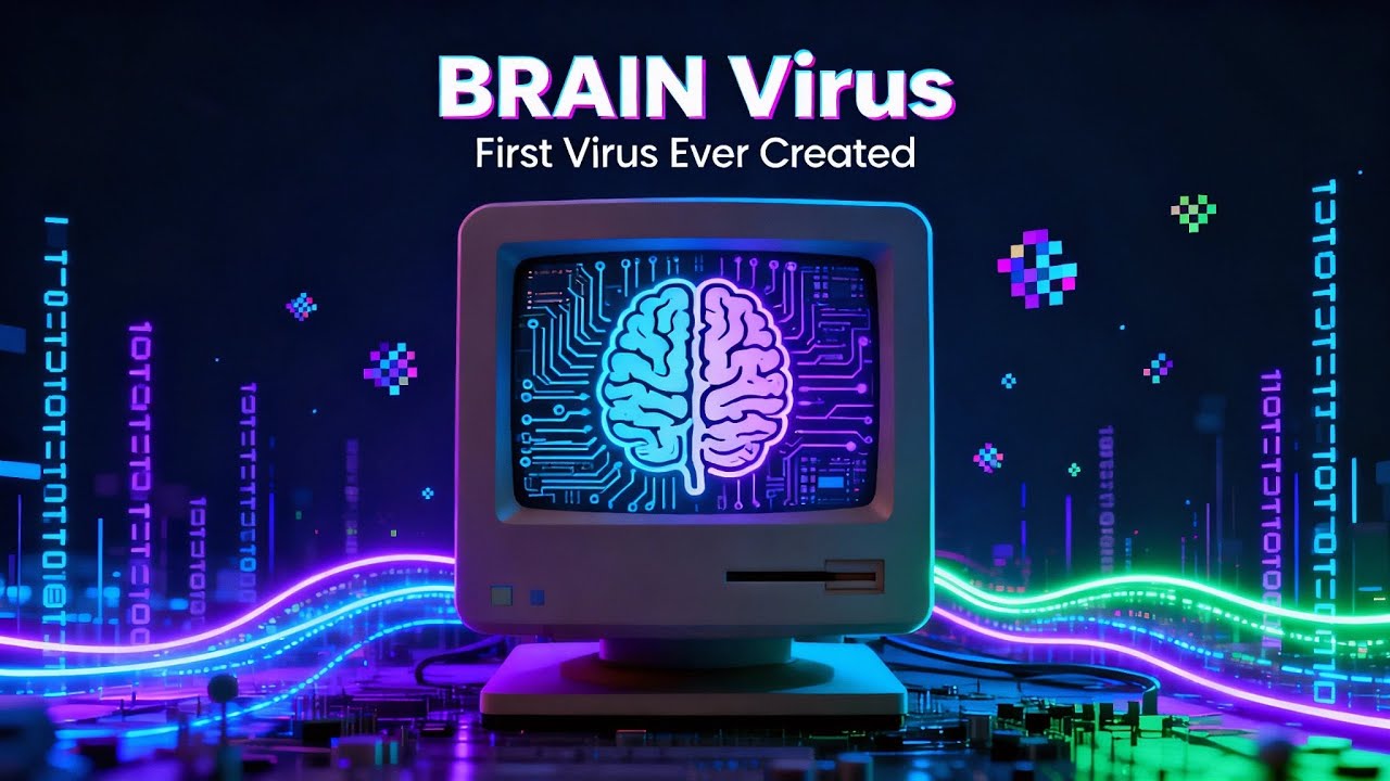 BRAIN Virus: First Virus Ever Created. - YouTube