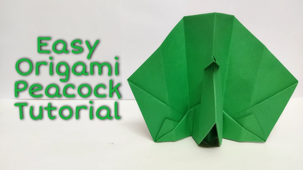 How to make origami Peacock easy🦚 | origami Peacock easy step by step ...