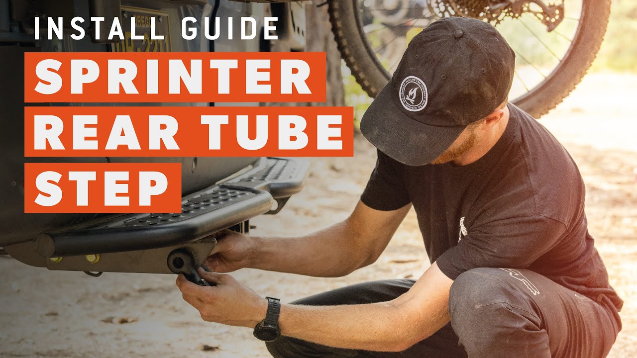 Sprinter Rear Tube Step Install - Flatline Van Co. - YouTube