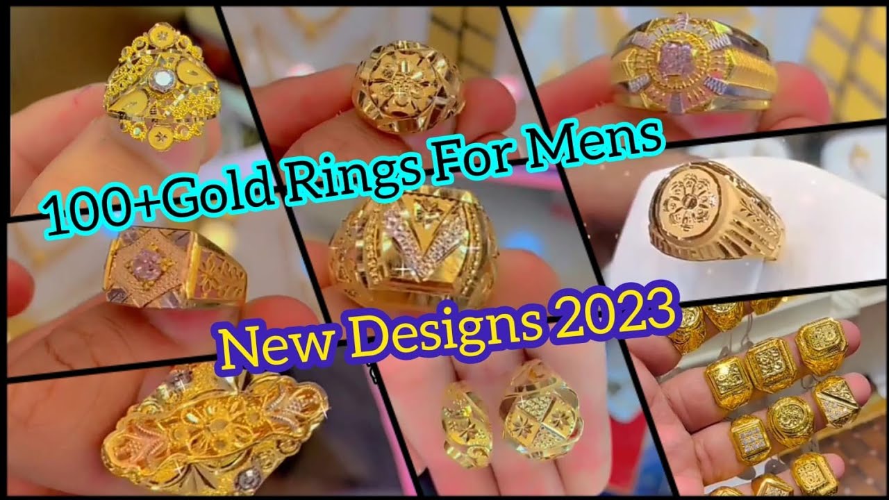 Gold Ring Design 2022 |Latest Gold Rings Designs For Men's | Light ...