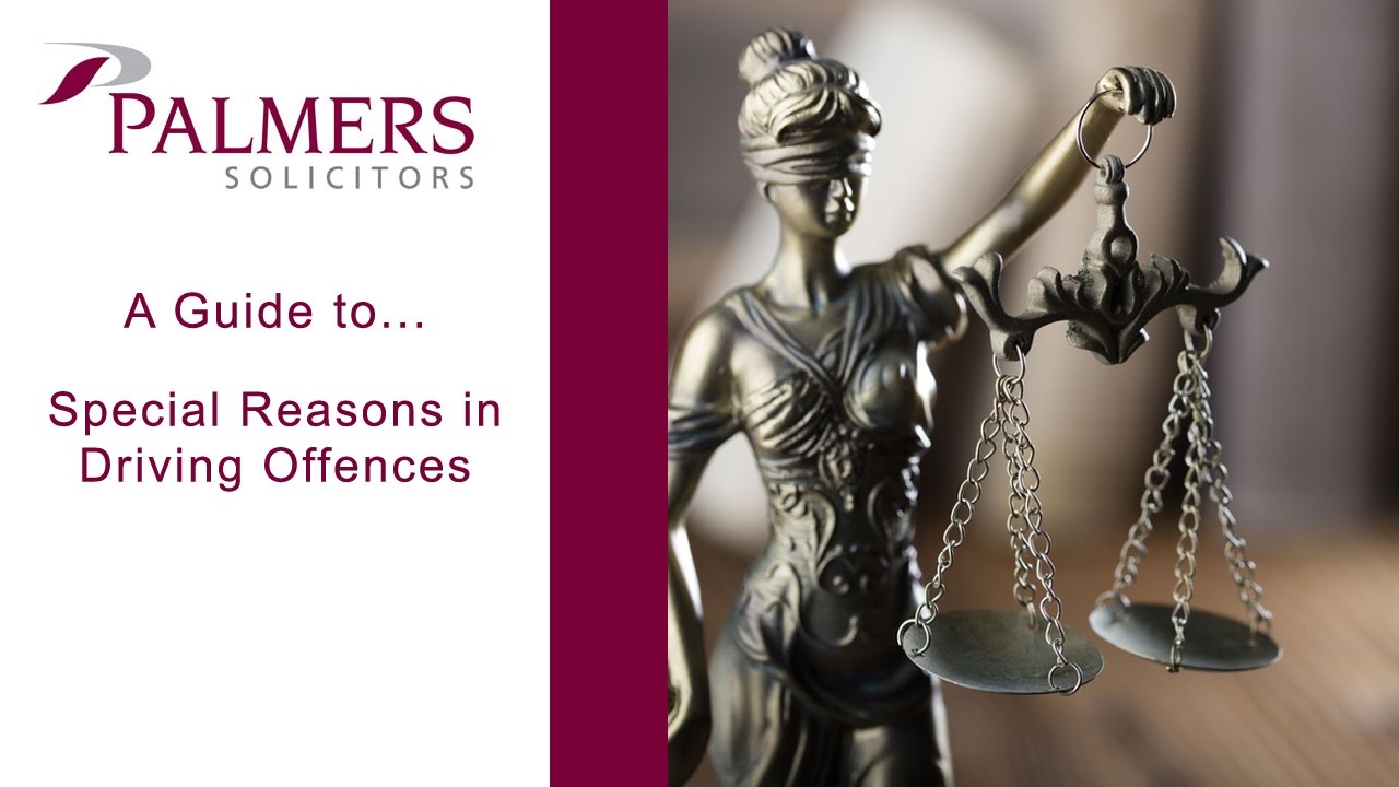 A Guide to Special Reasons in Driving Offences - YouTube