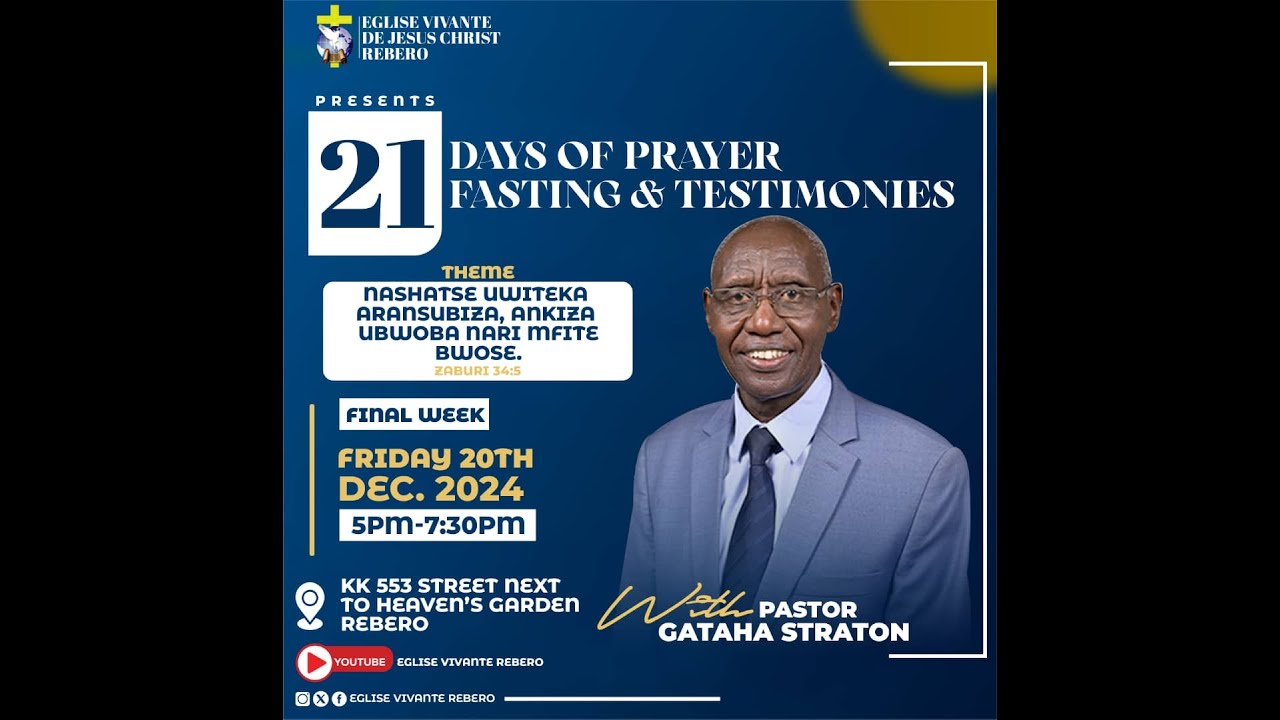 21 DAYS OF PRAYER FASTING & TESTIMONIES-with Pst. Straton GATAHA-DAY 18 ...