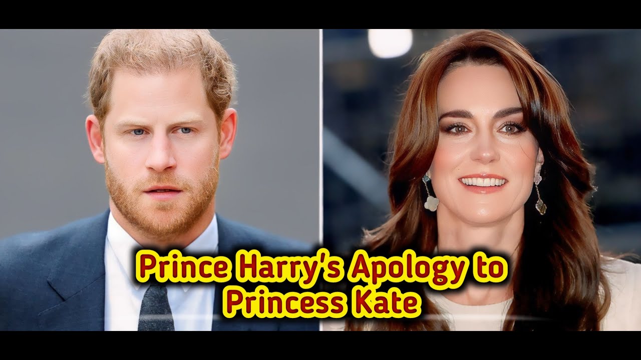 Prince Harry's Apology to Princess Kate: A Gesture of Healing Amidst ...