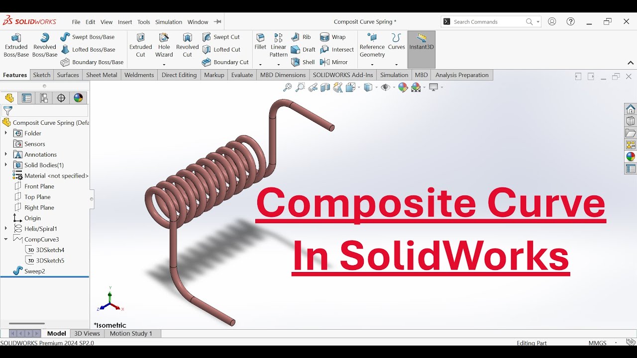 SolidWorks Tutorial Composite Curve | How to Use Composite Curve in SolidWorks |#trending #viral ...