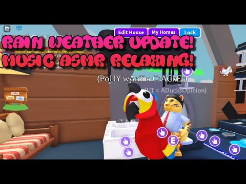 🌧️ Rain Weather Update! 🌧️ ASMR Chill Relaxing Music! *(#adoptme # ...