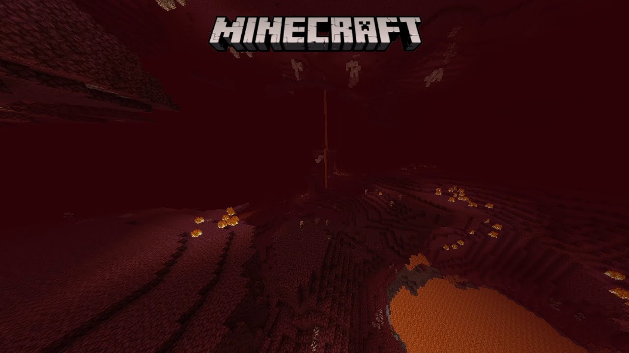 Minecraft Nether Wastes Ambience: strange noises, ominous sounds, lava ...