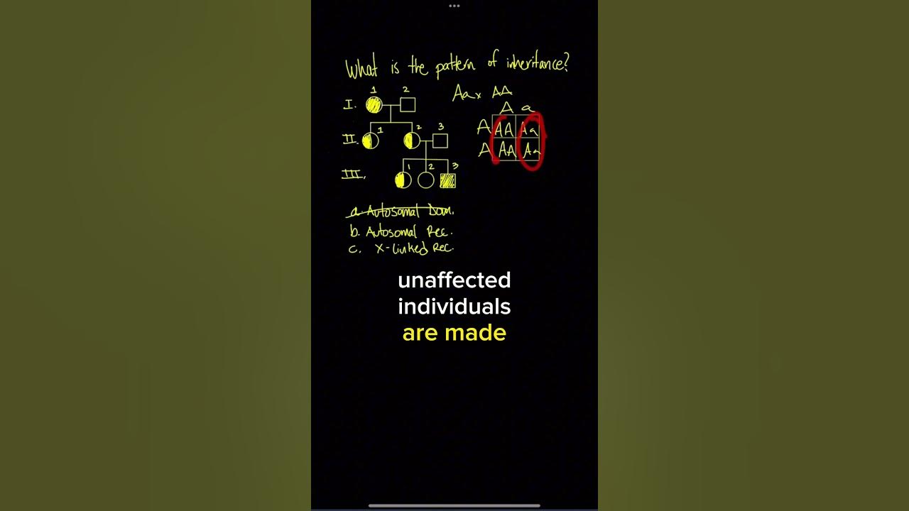 What is the mode of inheritance? Explanation in description below! # ...