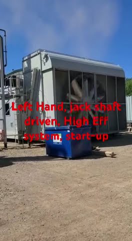 Left Hand, jack shaft driven, Hi Eff system start-up. - YouTube