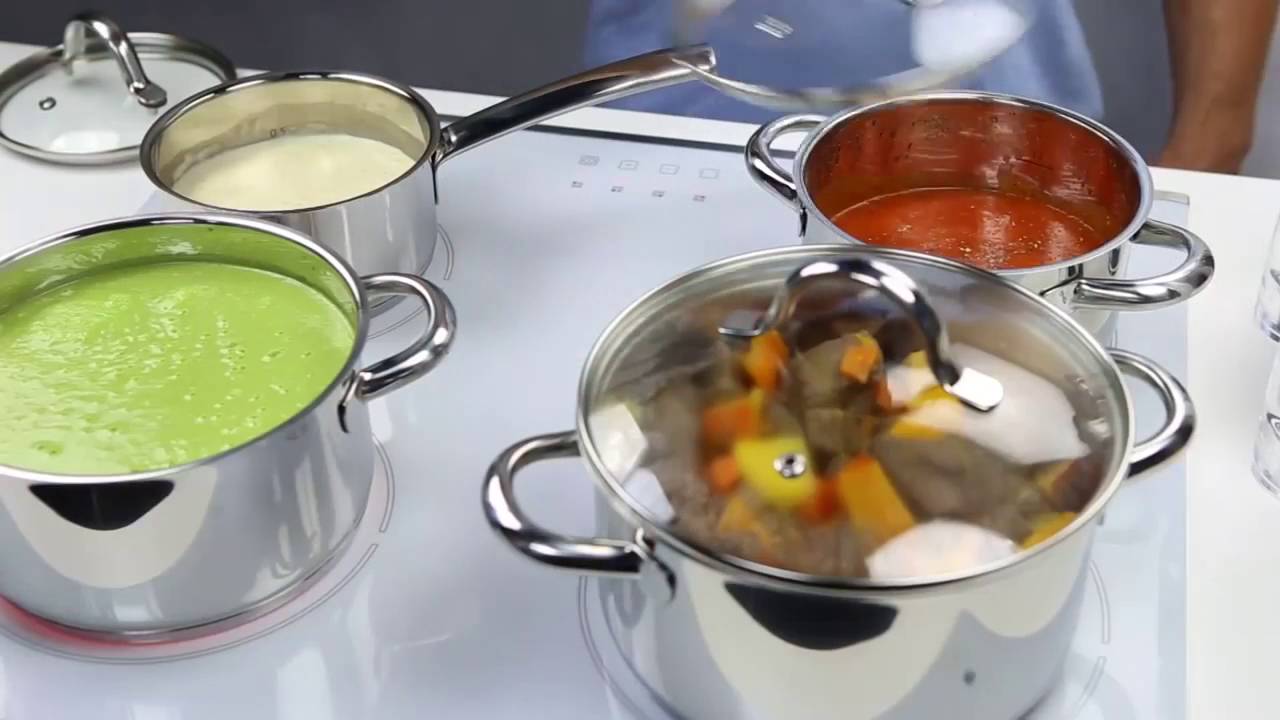 Komplet garnków ze stali nierdzewnej | TESCOMA AMBITION ...