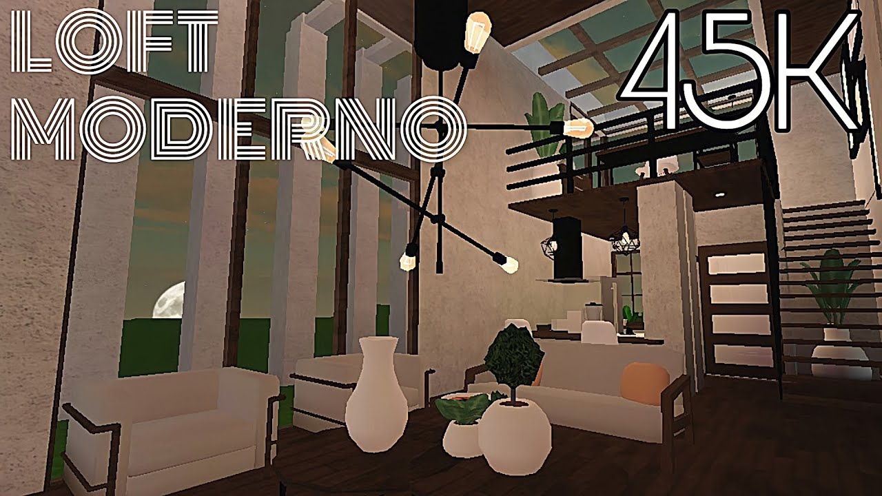 BLOXBURG - LOFT MODERNO ESTILO INDUSTRIAL *Speedbuild* - ROBLOX - YouTube