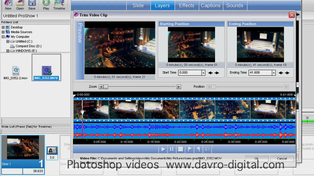 Editing video in ProShow - YouTube