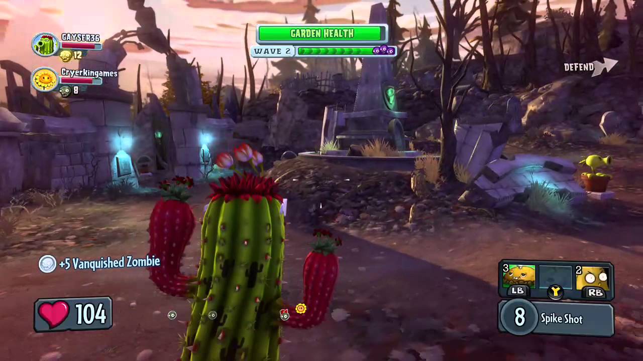 Plants vs. Zombies Garden Warfare CACTUS - YouTube