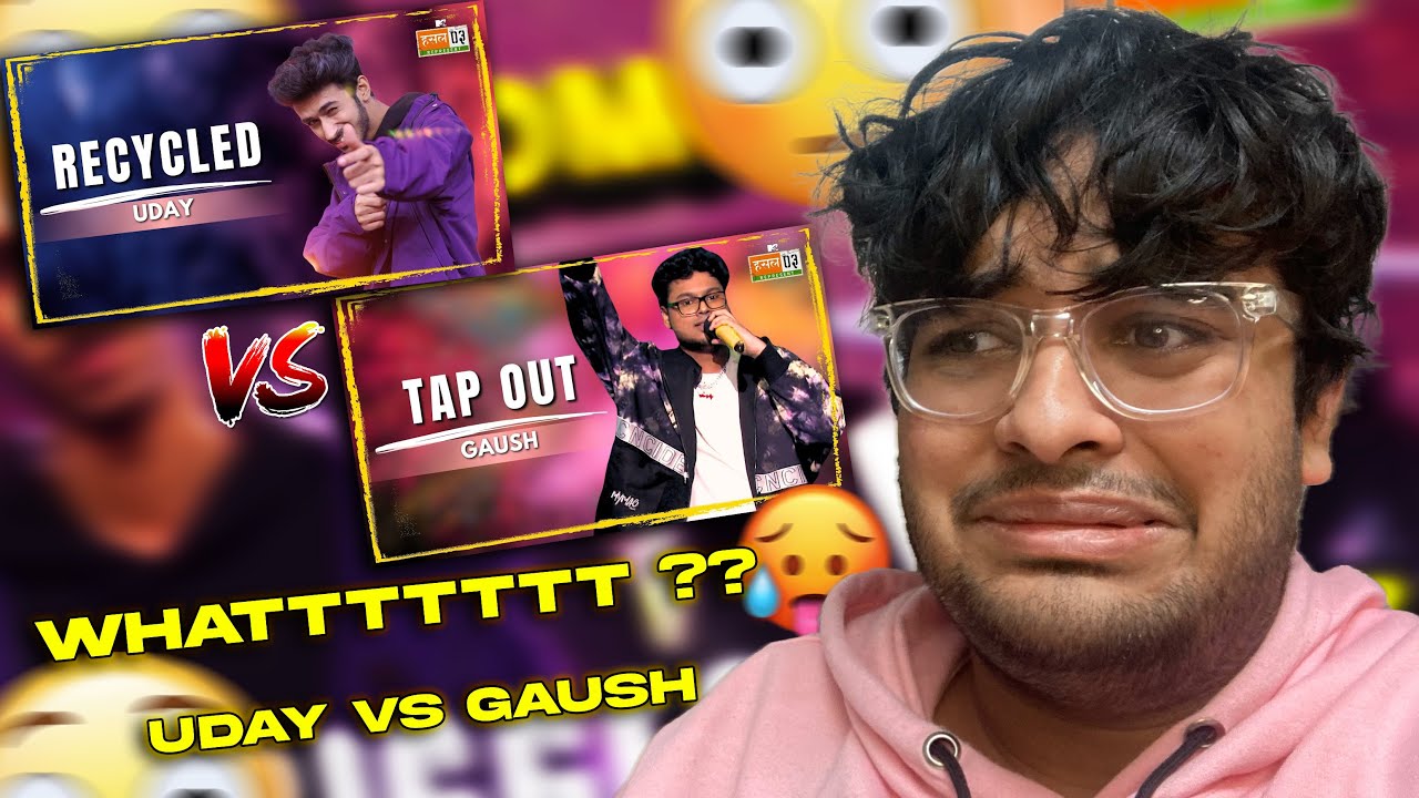 UDAY VS GAUSH BATTLE REACTION HUSTLE 3.0 - YouTube