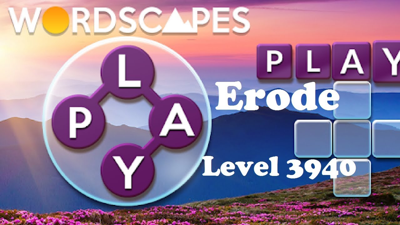 Wordscapes Level 3940 - YouTube