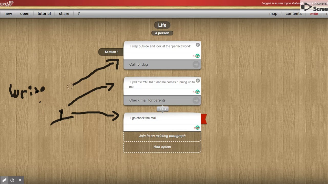 How to use inklewriter (just a piece) - YouTube