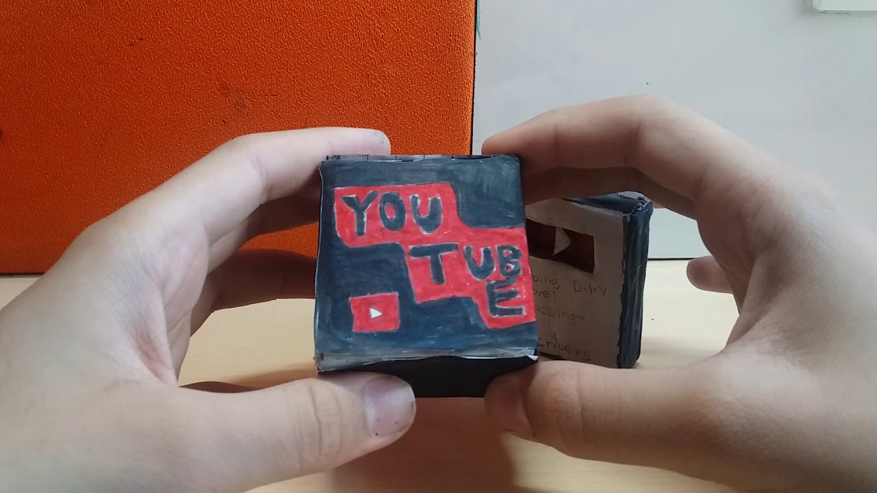 How I made the cardboard play button!____Cubing D.I.Y n more ! - YouTube