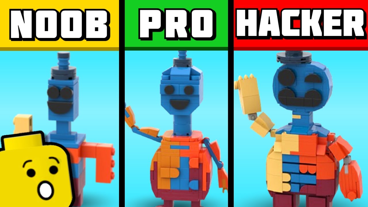 LEGO Poppy Playtime 4: Doey the Doughman - (Noob, Pro, Hacker) - YouTube