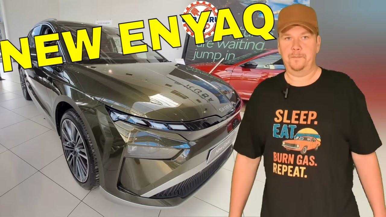 Skoda New Enyaq 2025-present, boot size in cm, Inside and out tour ...