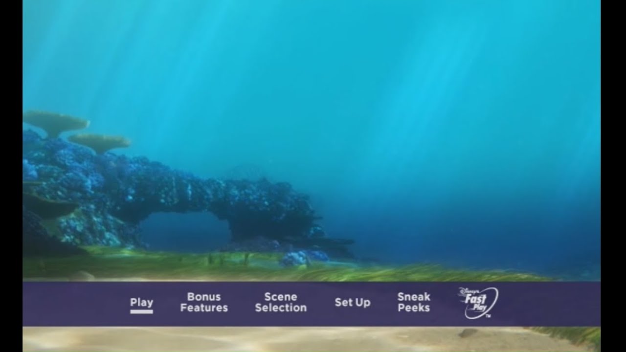 Finding Dory (2016) - Dvd Menu Walkthrough - YouTube