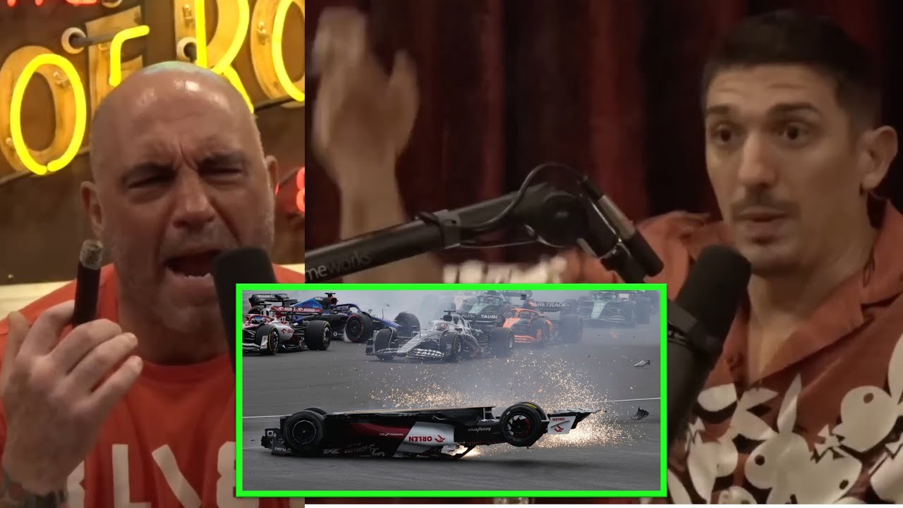 Joe Rogan and Andrew Schulz: BLASTING F1 CARS and Andrews Testarossa ...