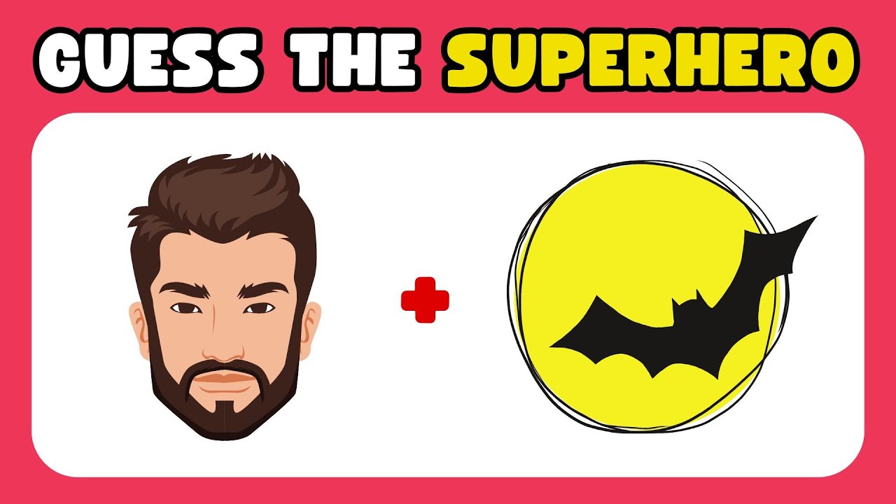 Guess the Superhero by Emoji | Superhero Quiz 🦸‍♂️ - YouTube