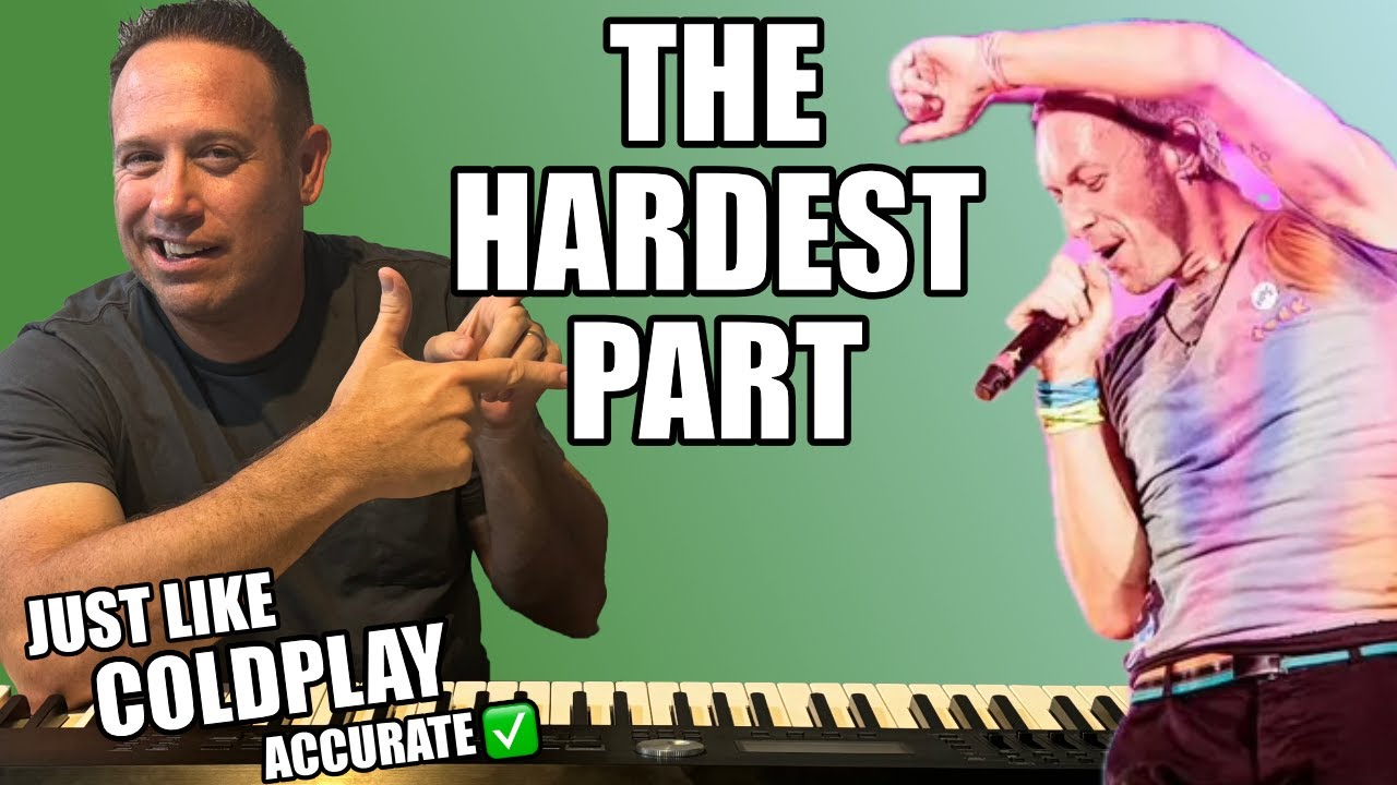 Learn To Play Piano | The Hardest Part - Coldplay | Accurate Lesson ...