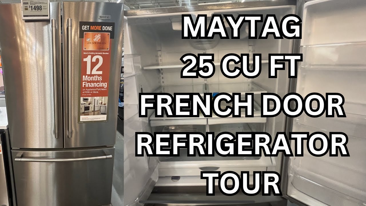 Maytag Refrigerator Tour / Review 25 Cu. Ft. French Door Fridge - W ...