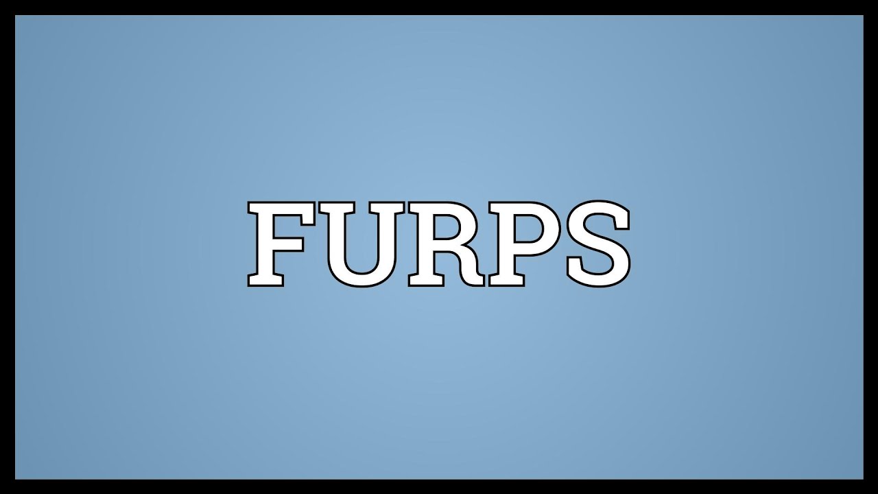 FURPS Meaning - YouTube