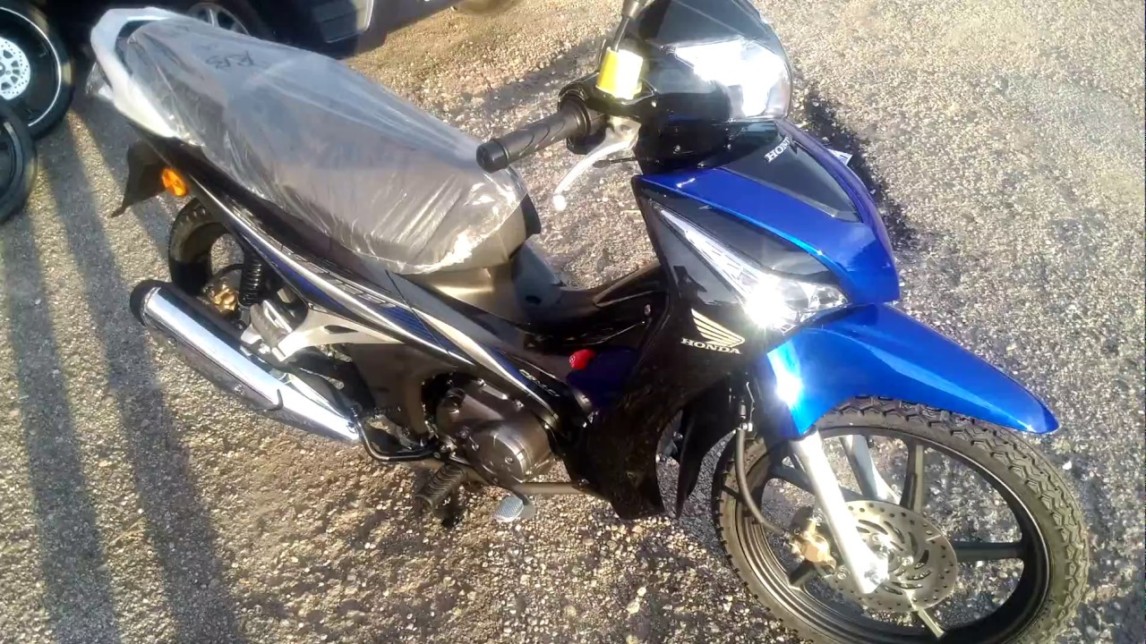 Honda Wave 125i walkaround (black & blue) - 2017 - YouTube