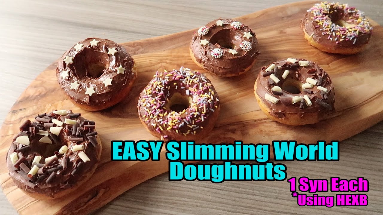 EASY Slimming World Donuts - 1 SYN EACH (using HEX) - YouTube