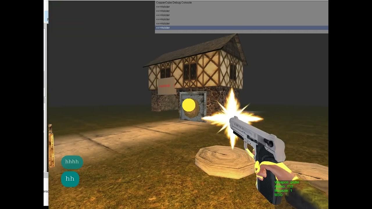 CopperCube Weapon Script 2 new features - YouTube