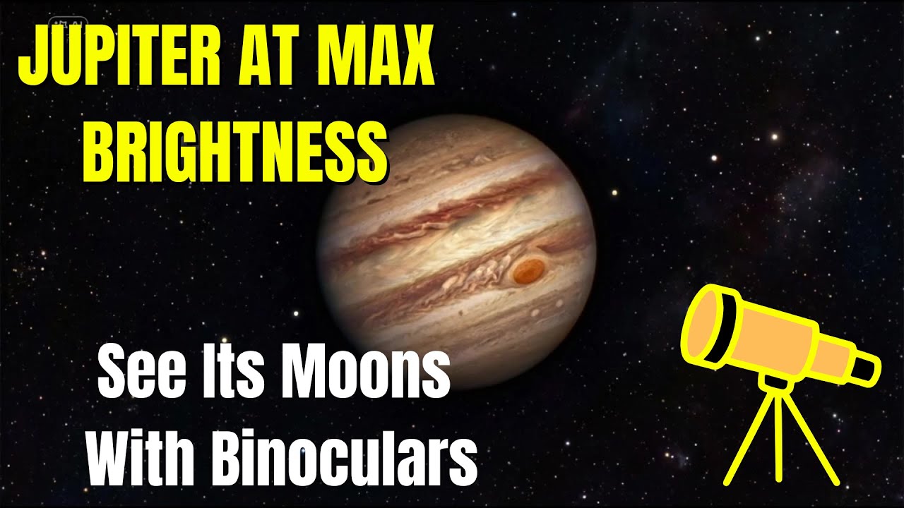 Jupiter at Its Brightest in 2025 – See the Giant Planet's Moons With ...