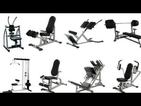 اسماء جميع اجهزه الجيم... - YouTube