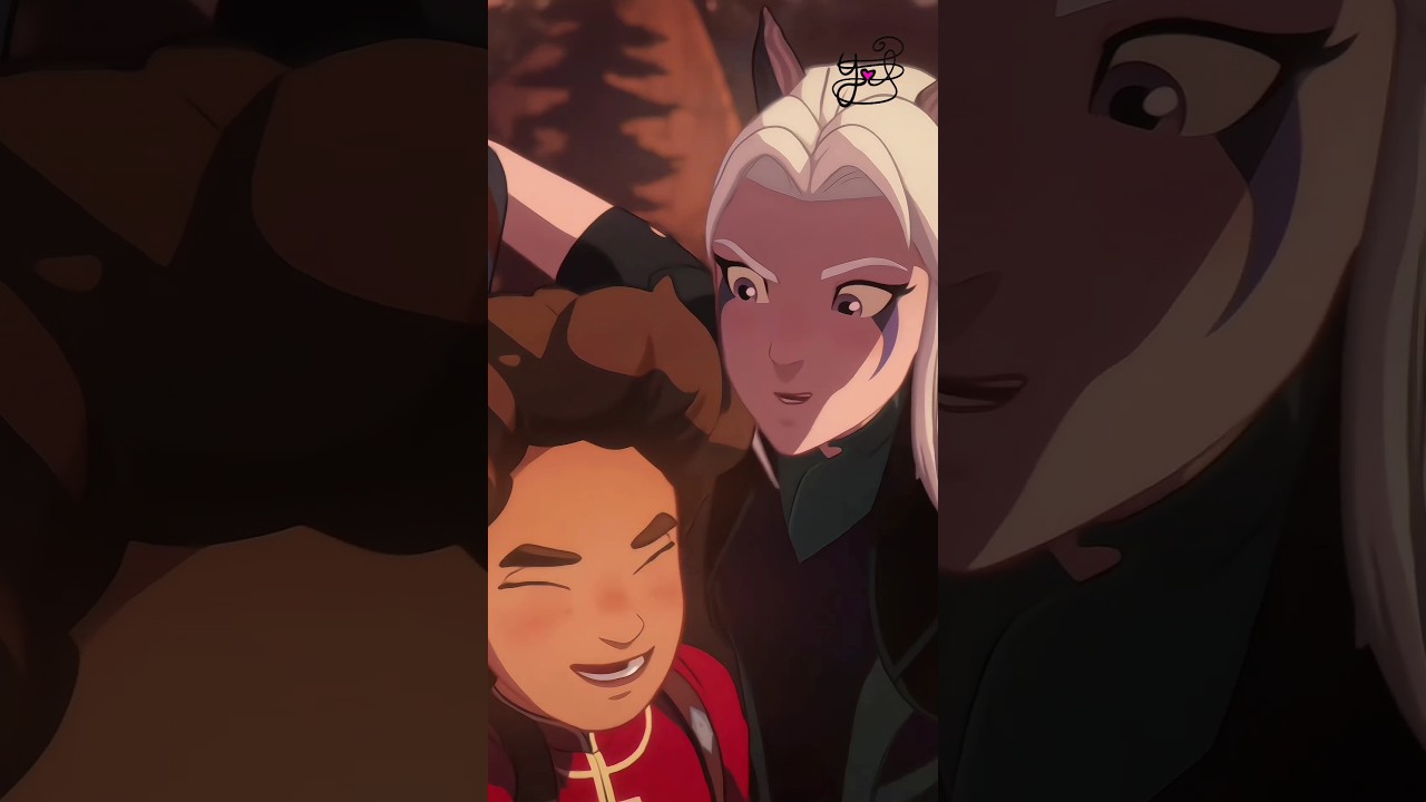 Rayla is like a big sister to Ezran #thedragonprince #ezran #rayla # ...